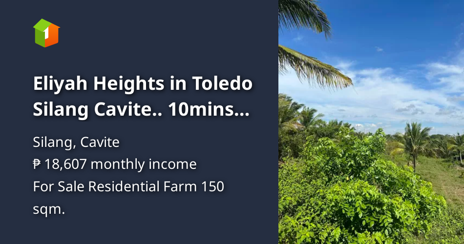 Eliyah Heights in Toledo Silang Cavite.. 10mins away from Tagaytay For ...