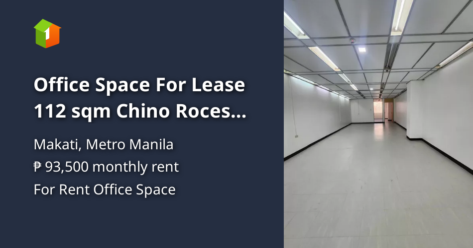 Office Space For Lease 112 sqm Chino Roces Avenue Makati [Commercial ...
