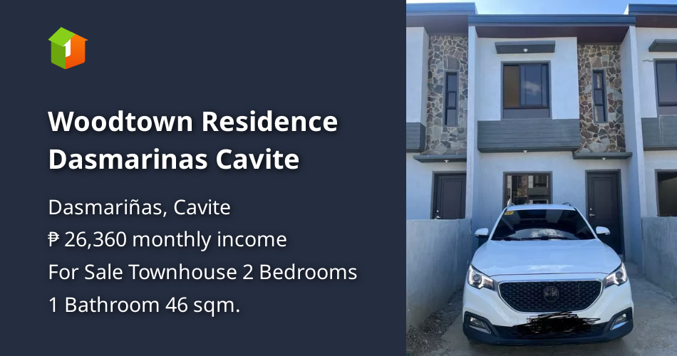 Woodtown Residence Dasmarinas Cavite [Houses and Lots 🏘️] (July 2025 ...