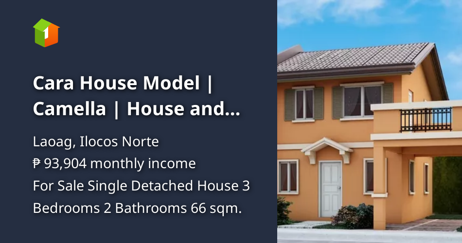 Cara House Model | Camella | House and Lot for Sale | 3 Bedrooms ...