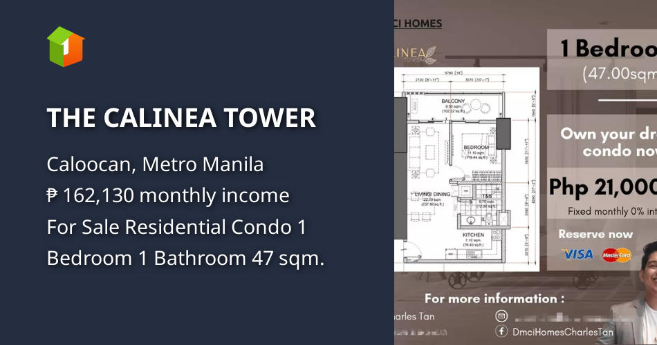 THE CALINEA TOWER [Condos 🏙️] (May 2025) in Caloocan, Metro Manila for sale
