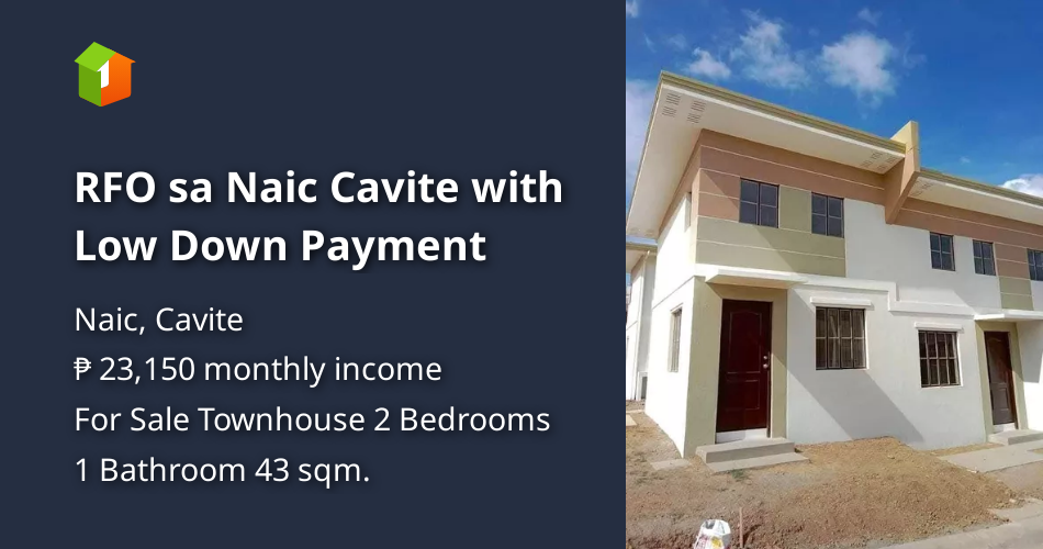 RFO sa Naic Cavite with Low Down Payment [Houses and Lots 🏘️] (December ...
