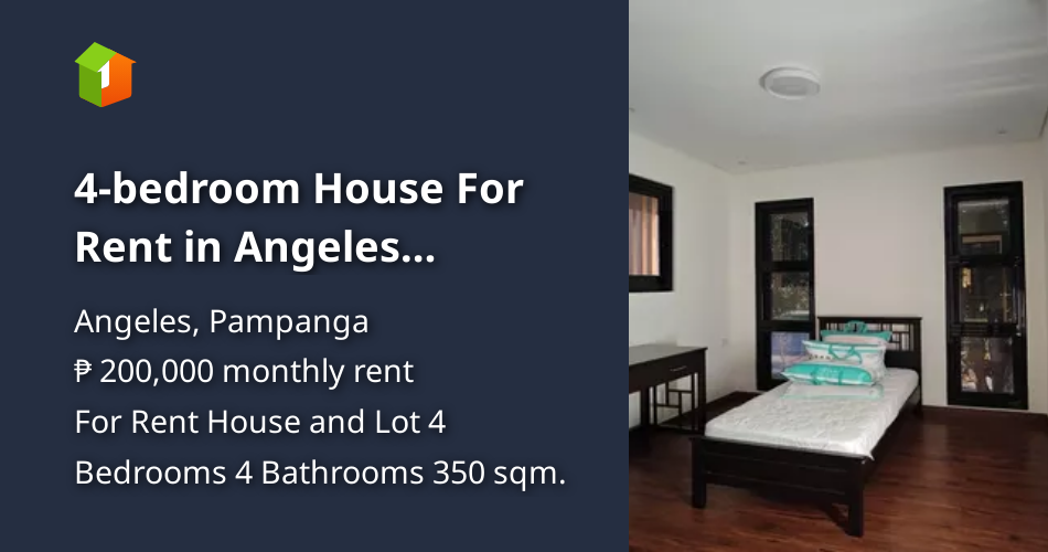 4-bedroom House For Rent in Angeles Pampanga [Houses and Lots 🏘️] (May ...