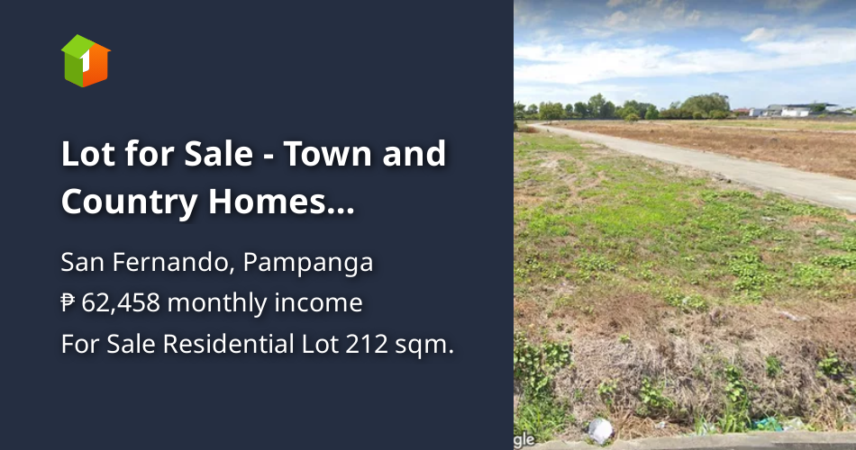 Lot for Sale - Town and Country Homes Subdivision, San Fernando, Pamp ...