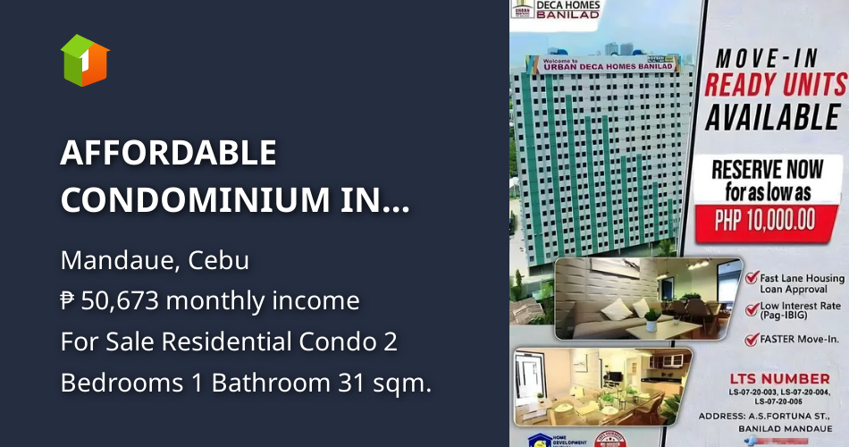 AFFORDABLE CONDOMINIUM IN BANILAD,MANDAUE CEBU [Condos 🏙️] (July 2023 ...