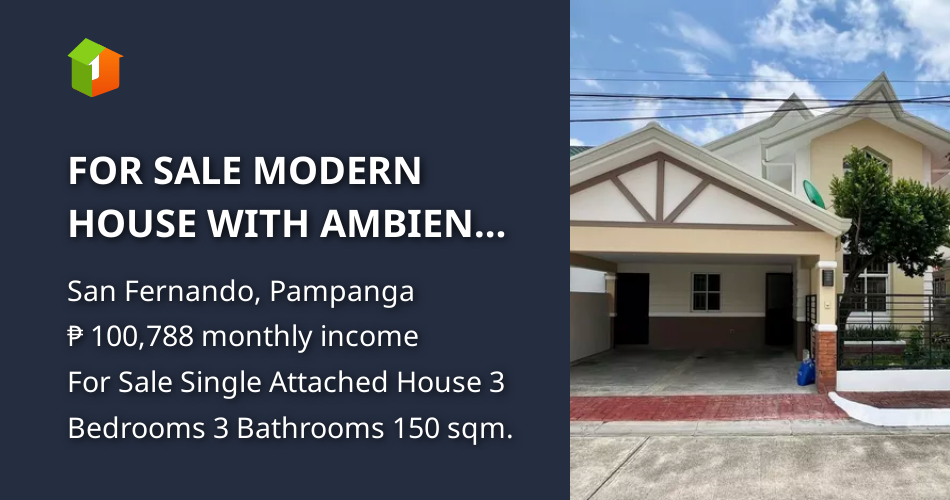 FOR SALE MODERN HOUSE WITH AMBIENT COMMUNITY IN A STRATEGIC LOCATION IN ...