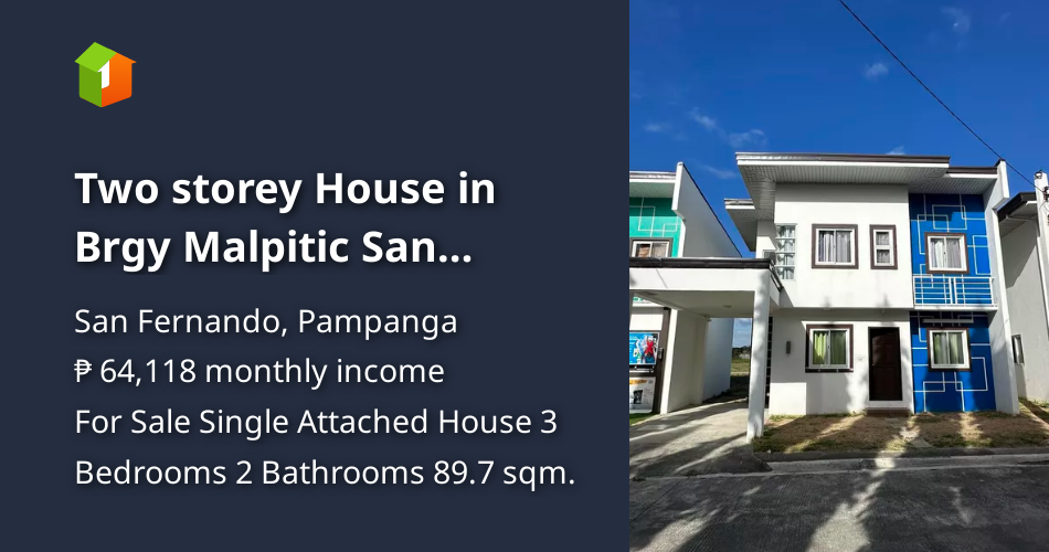 Two storey House in Brgy Malpitic San Fernando city [Houses and Lots 🏘️ ...