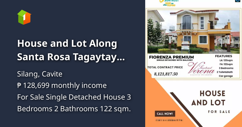 House and Lot Along Santa Rosa Tagaytay Road [Houses and Lots 🏘️ ...