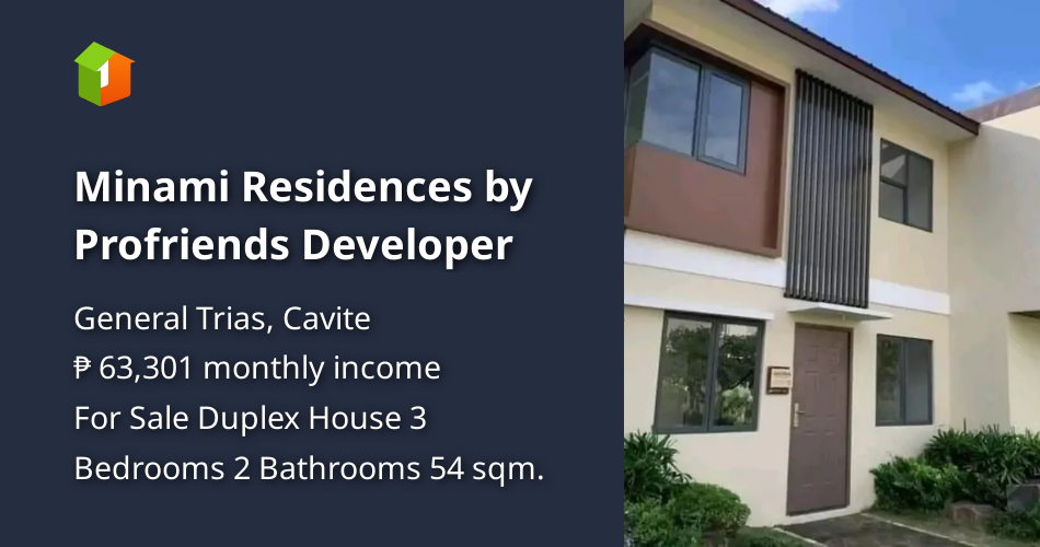 Minami Residences by Profriends Developer [Houses and Lots 🏘️ ...