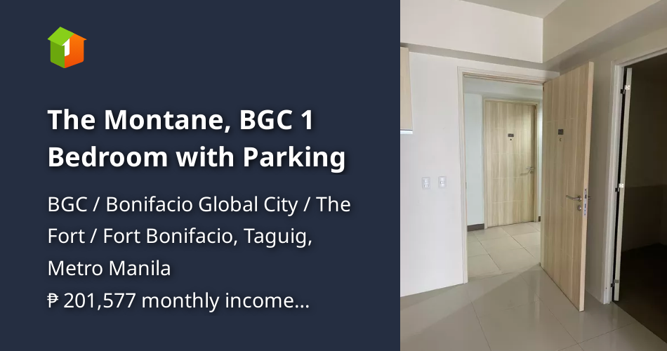 The Montane, BGC 1 Bedroom with Parking [Condos 🏙️] (September 2023) in ...