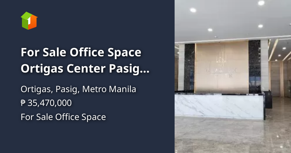 For Sale Office Space Ortigas Center Pasig City 141 sqm [Commercial ...