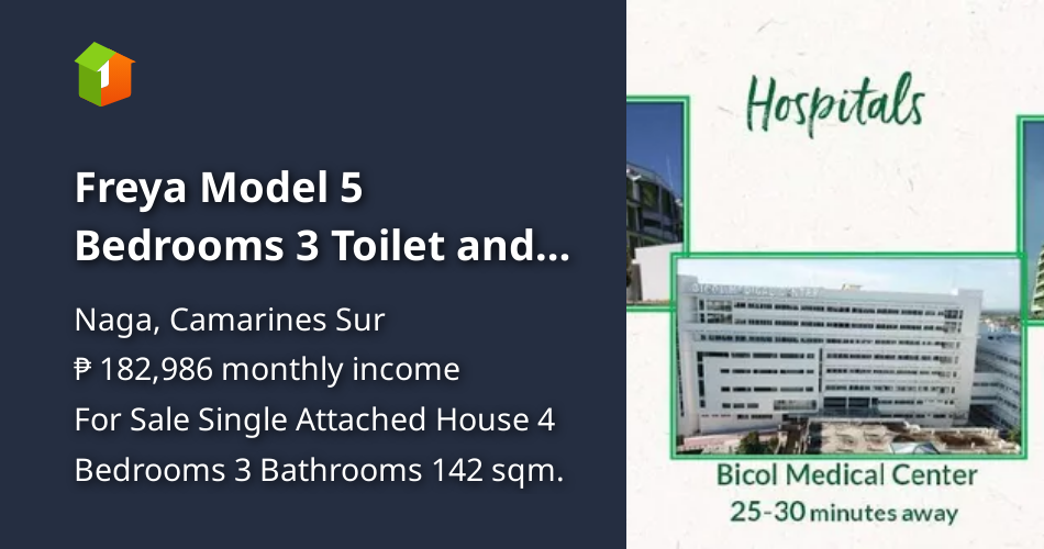 Freya Model 5 Bedrooms 3 Toilet and Bath [Houses and Lots 🏘️] (October ...