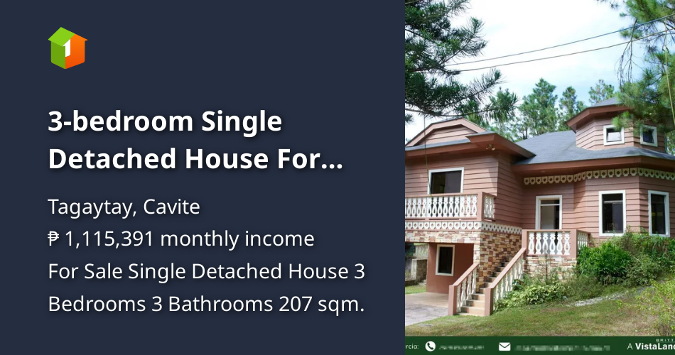 3-bedroom Single Detached House For Sale in Tagaytay Cavite [Houses and Lots 🏘️] (January 2024 ...