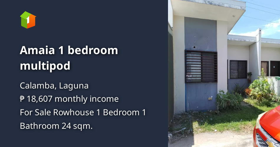 Amaia 1 bedroom multipod [Houses and Lots 🏘️] (March 2025) in Calamba ...