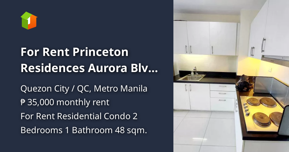 For Rent Princeton Residences Aurora Blvd QC Beside Gilmore LRT Station ...