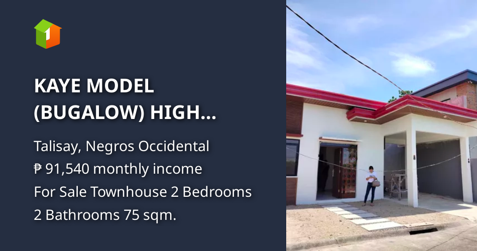 KAYE MODEL (BUGALOW) HIGH CEILING: buhos tibay - cast in place [Houses and Lots 🏘️] (May 2025 ...