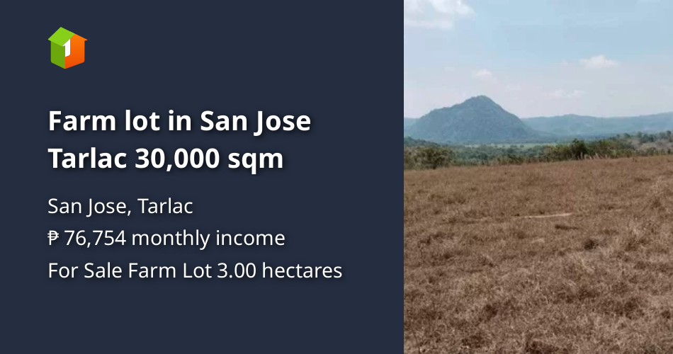 Farm lot in San Jose Tarlac 30,000 sqm [Lots 🚜] (September 2025) in San ...