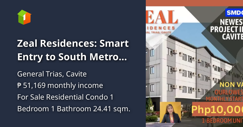 Zeal Residences: Smart Entry to South Metro Living [Condos 🏙️ ...