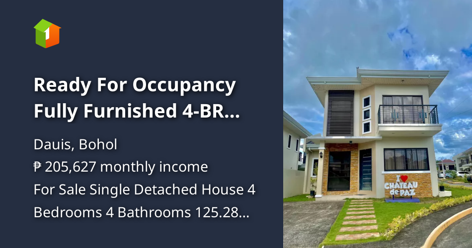 Ready For Occupancy Fully Furnished 4-BR Single Detached House For Sale ...