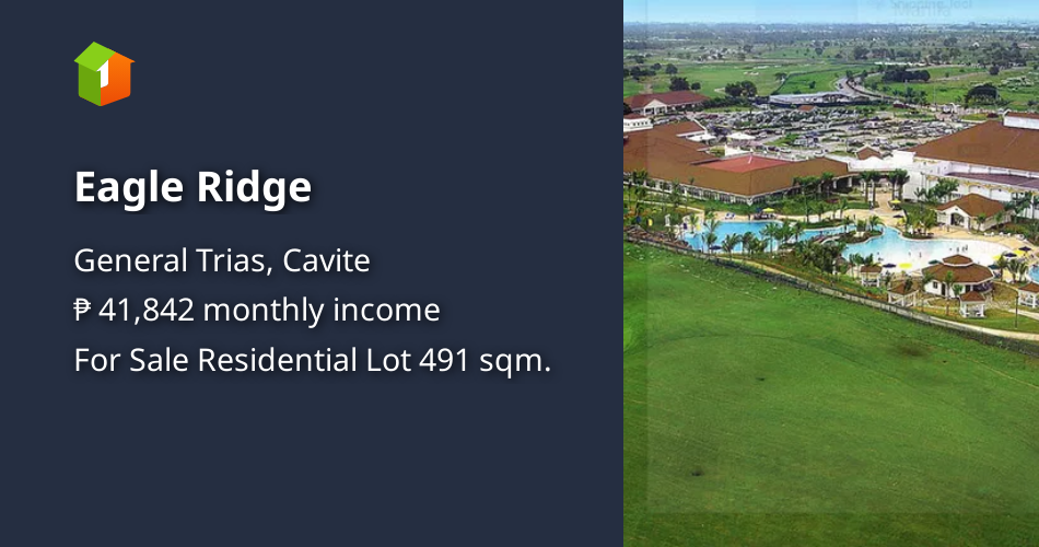 Eagle Ridge [Lots 🚜] (April 2021) in General Trias, Cavite for sale