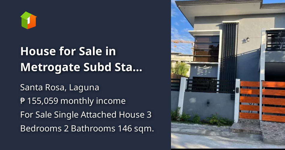 House for Sale in Metrogate Subd Sta Rosa Laguna [Houses and Lots 🏘️ ...