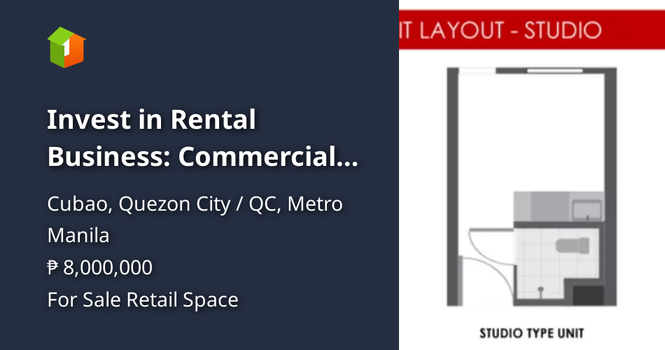 Invest in Rental Business: Commercial Condo Unit for Sale Urban DECA ...