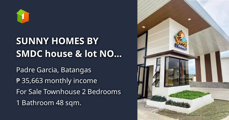 SUNNY HOMES BY SMDC house & lot NO SPOT DOWN PAYMENT 8k monthly [Houses ...
