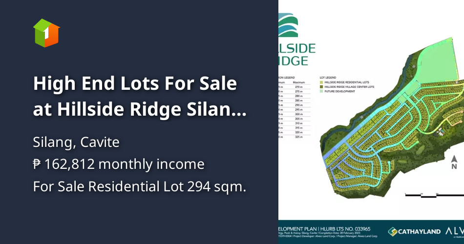 High End Lots For Sale at Hillside Ridge Silang Cavite Near Tagaytay ...