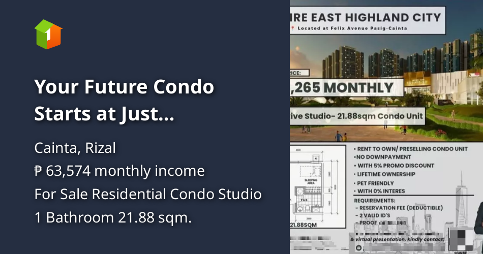 Your Future Condo Starts at Just 12K/Month No Downpayment Needed! [Condos 🏙️] (May 2025) in ...