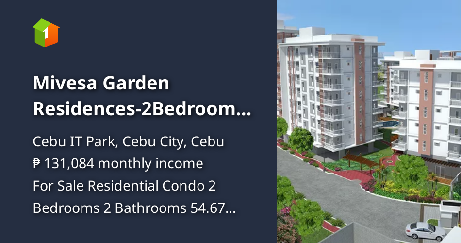 Mivesa Garden Residences-2Bedroom Unit in Lahug Cebu City [Condos 🏙️ ...