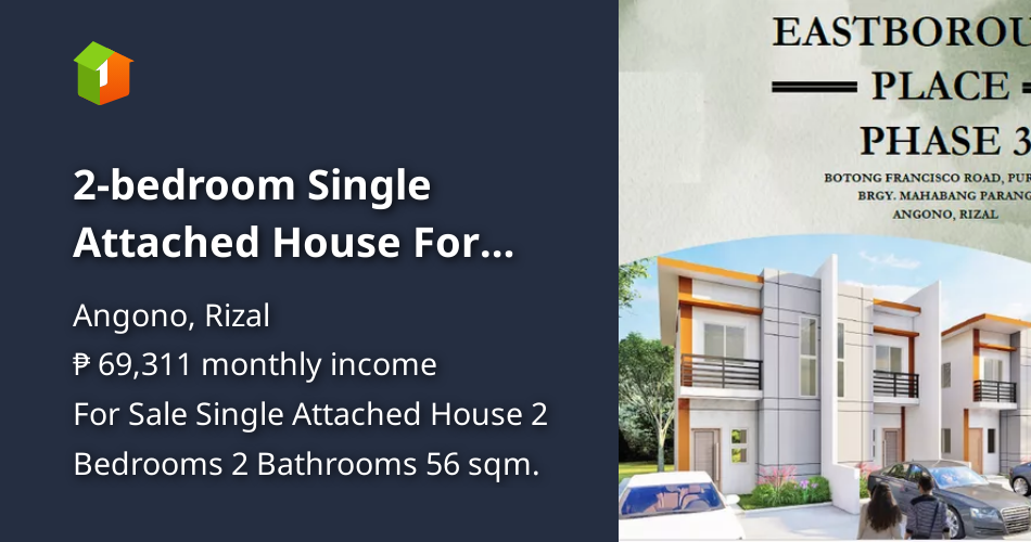2-bedroom Single Attached House For Sale in Angono Rizal - EASTBOROUGH ...