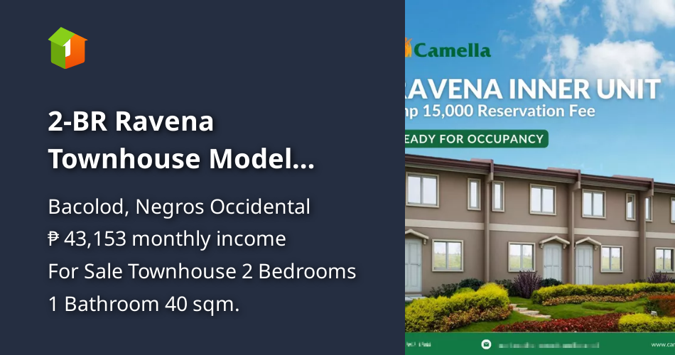 2-BR Ravena Townhouse Model House in Bacolod| Camella Bacolod South ...