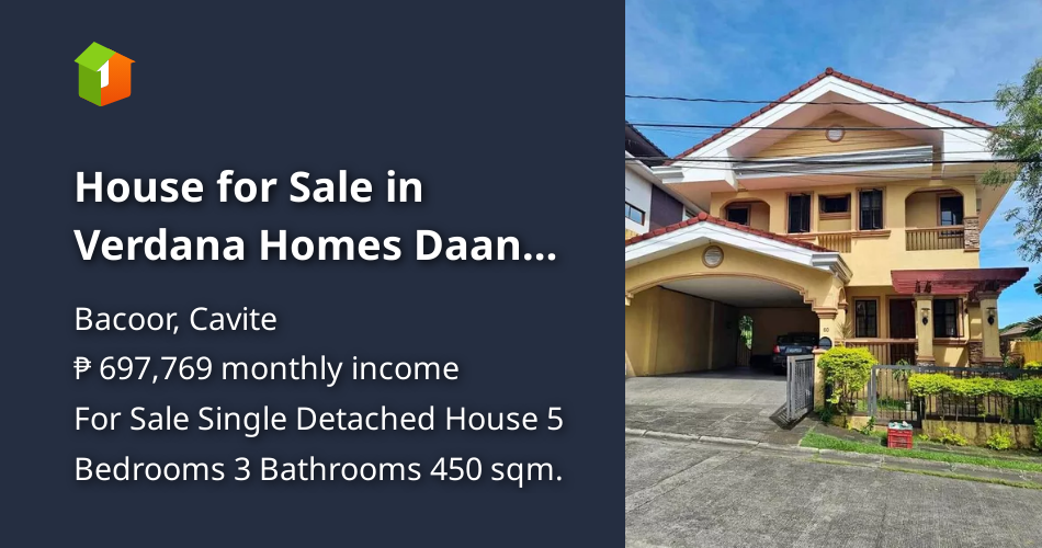 House for Sale in Verdana Homes Daang-Hari Bacoor Cavite [Houses and ...