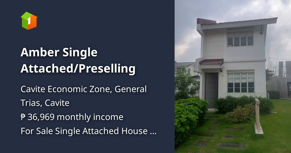 Amber Single Attached/Preselling [Houses and Lots 🏘️] (December 2021 ...
