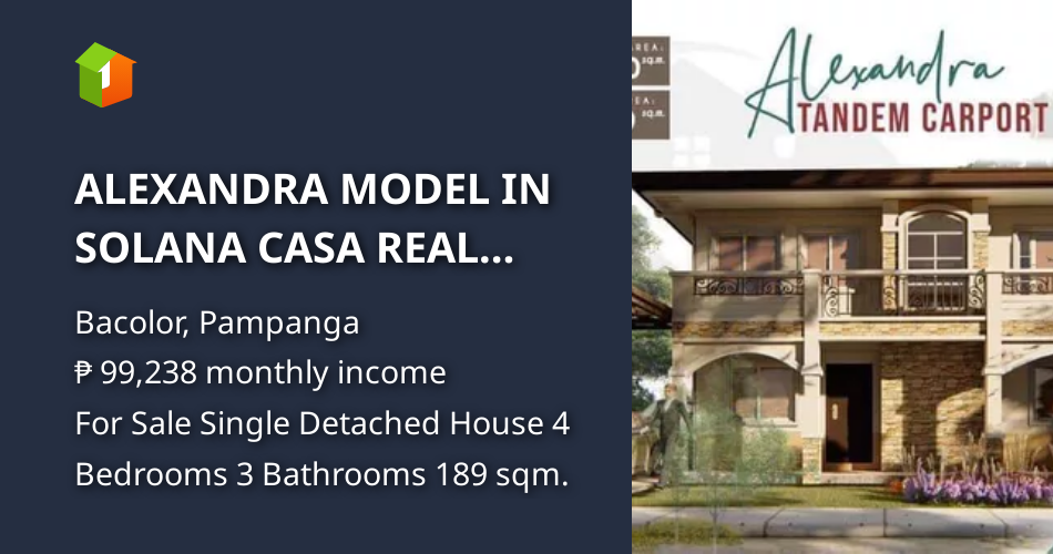 ALEXANDRA MODEL IN SOLANA CASA REAL SUBDIVISION [Houses and Lots 🏘️ ...