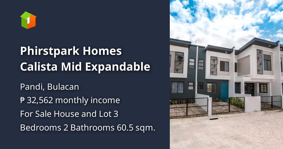 Phirstpark Homes Calista Mid Expandable [Houses and Lots 🏘️] (July 2025 ...