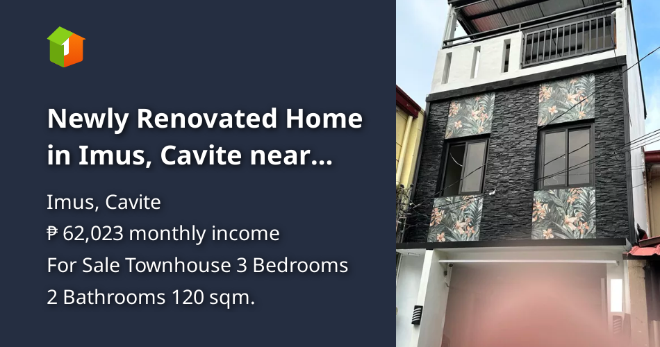 Newly Renovated Home in Imus, Cavite near Imus Cathedral [Houses and ...