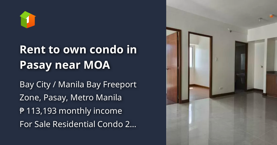 Rent to own condo in Pasay near MOA [Condos 🏙️] (September 2025) in Bay ...