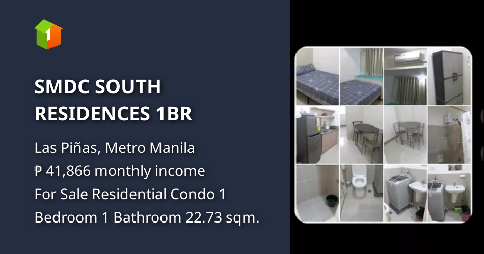 SMDC SOUTH RESIDENCES 1BR [Condos 🏙️] (April 2026) in Las Piñas, Metro ...