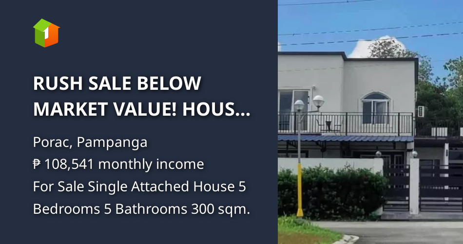 RUSH SALE BELOW MARKET VALUE! HOUSE FOR SALE! [Houses and Lots 🏘️ ...