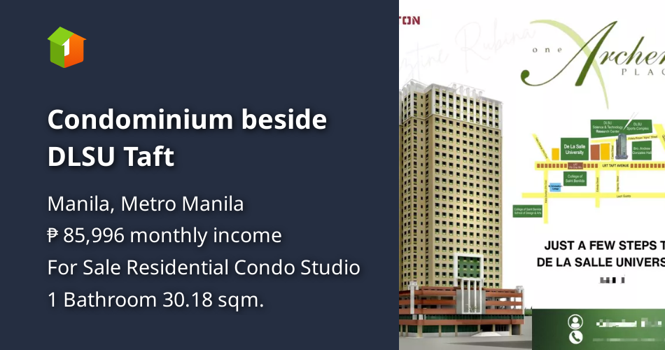 Condominium beside DLSU Taft [Condos 🏙️] (November 2025) in Manila ...
