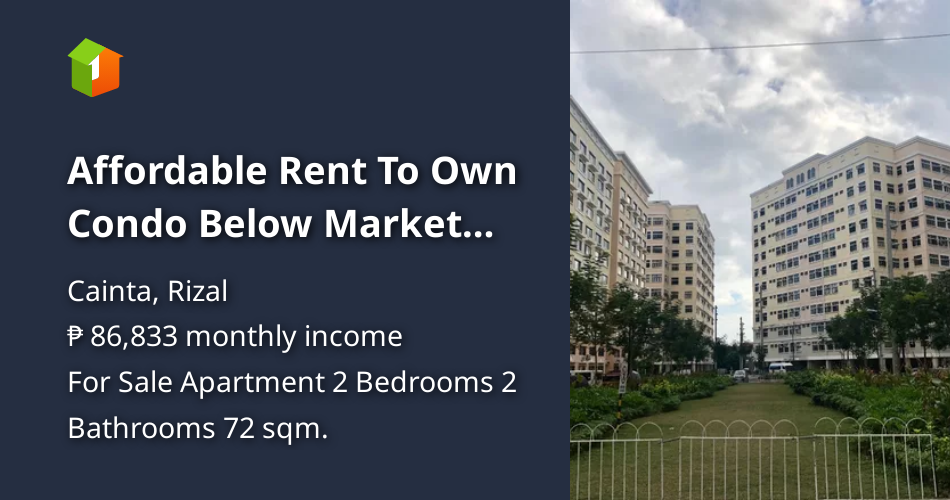 Affordable Rent To Own Condo Below Market Value In Eastbank Road Near ...