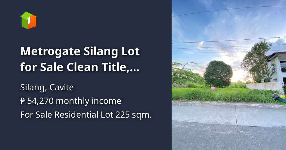 Metrogate Silang Lot for Sale Clean Title, Easy Transfer [Lots 🚜 ...