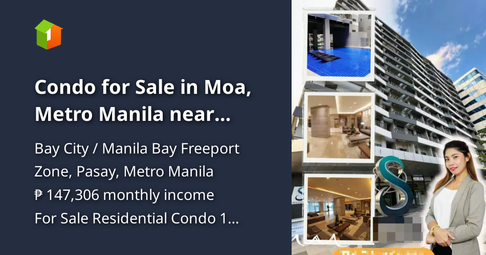 Condo for Sale in Moa, Metro Manila near Airport with parking [Condos 🏙 ...