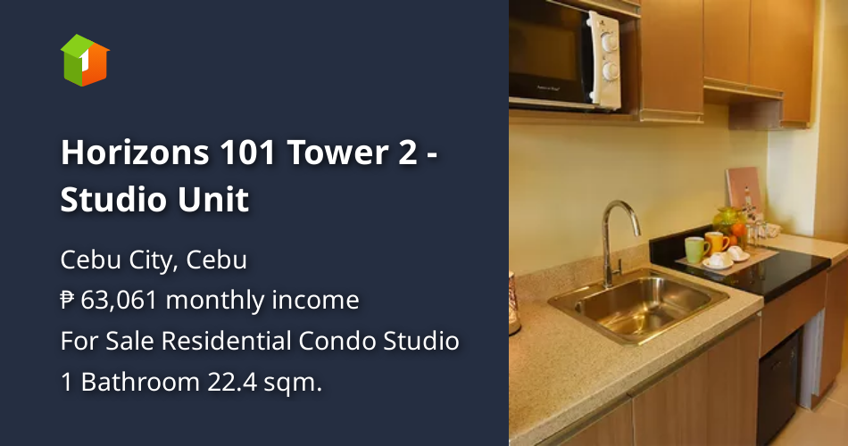 Horizons 101 Tower 2 - Studio Unit [Condos 🏙️] (July 2023) in Cebu City ...