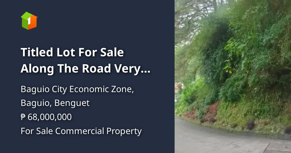 Titled Lot For Sale Along The Road Very Near To National Highway ...