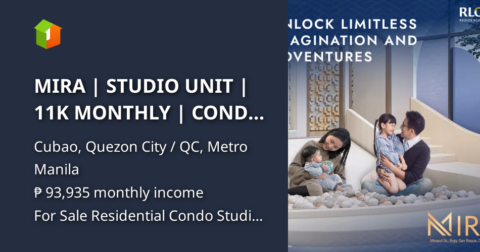MIRA | STUDIO UNIT | 11K MONTHLY | CONDO IN CUBA, QUEZON CITY | WALKING ...