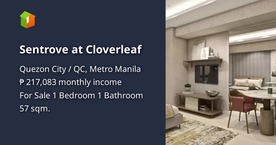 Sentrove at Cloverleaf [Condos 🏙️] (January 2022) in Quezon City / QC ...