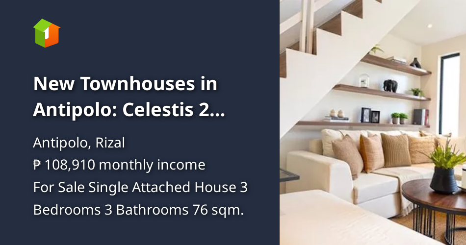 New Townhouses in Antipolo: Celestis 2 Offers Flexible Financing ...