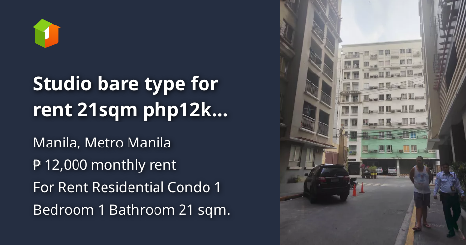 Studio bare type for rent 21sqm php12k near Makati [Condos 🏙️] (April ...